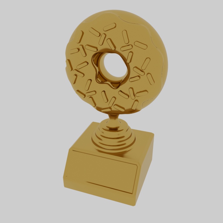 Donut Trophy by d4rol | Download free STL model | Printables.com