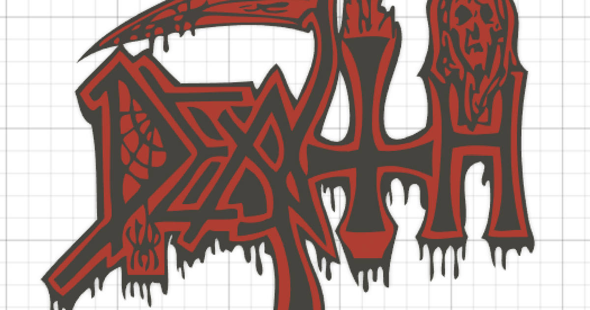 Death Band Logo (Scream Bloody Gore - Spiritual Healing) by odd707 | Download free STL model ...