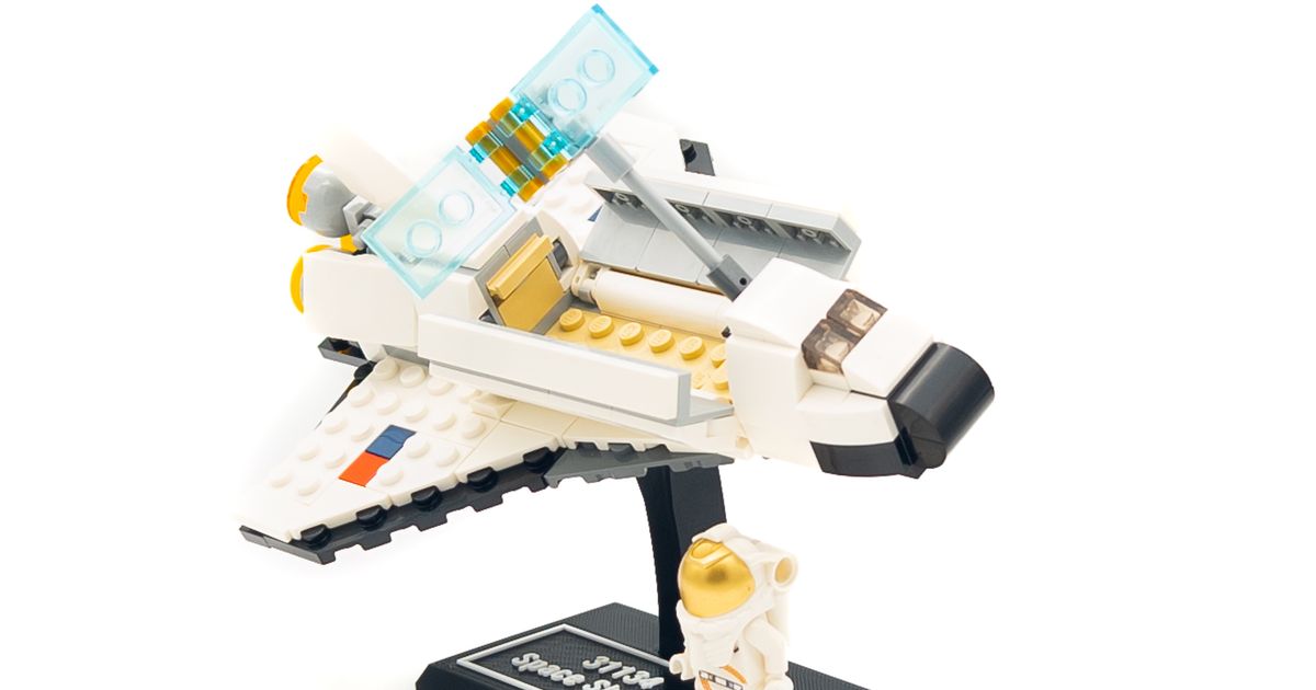 Display Stand for LEGO Creator 31134 Space Shuttle [last update 9.02. ...