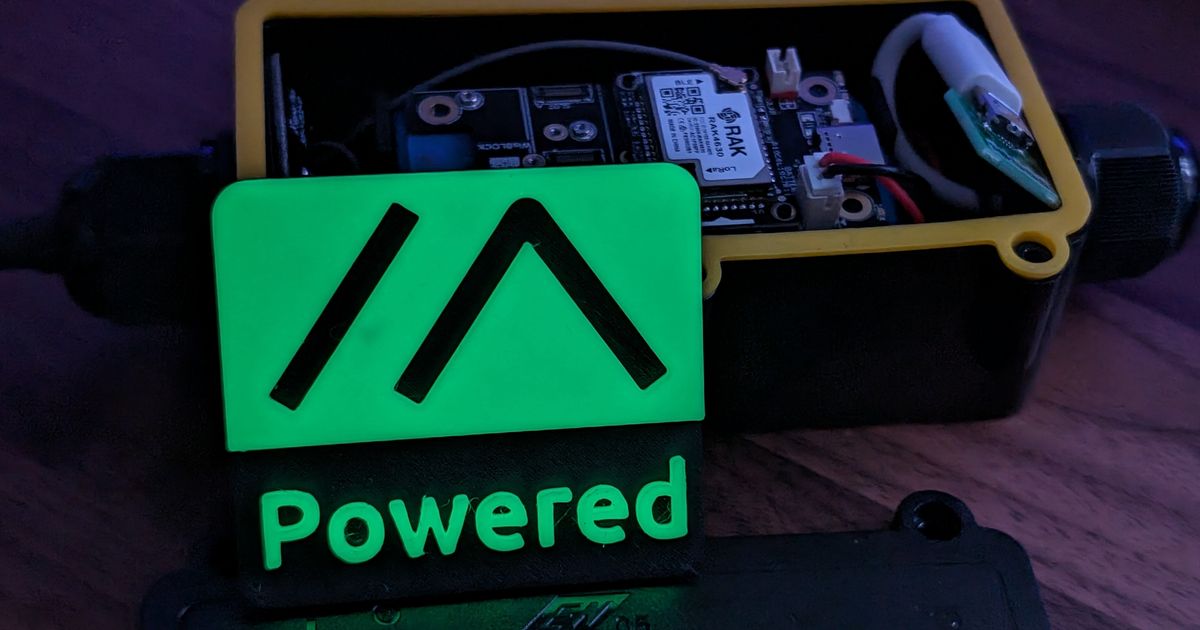 Meshtastic Logo (Powered) by icegeist | Download free STL model ...