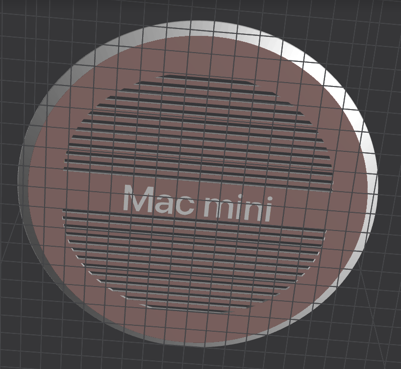 Unibody Mac mini Bottom Cover Vent by Forrest O. | Download free STL ...