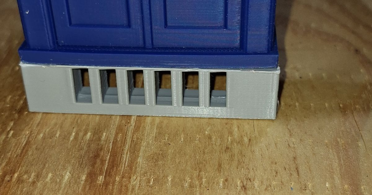 Base for TARDIS Raspbery Pi case by matthew stewart | Download free STL ...