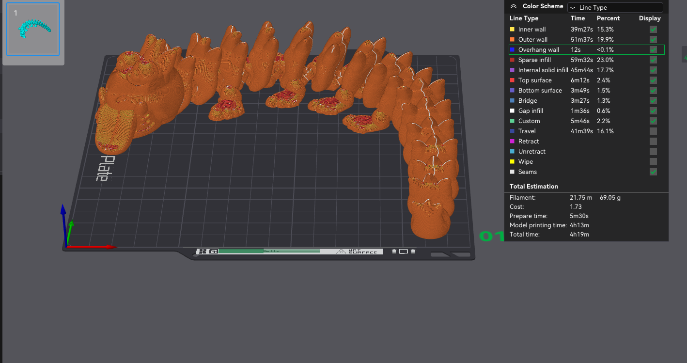 Dragon My Feet Articulated Flexi por FunFam3D | Descargar modelo STL ...
