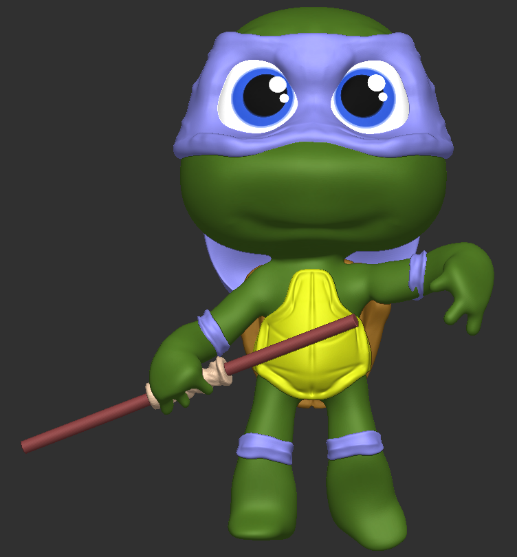 Domatelo_Tortuga_Ninja by Diego S. | Download free STL model ...