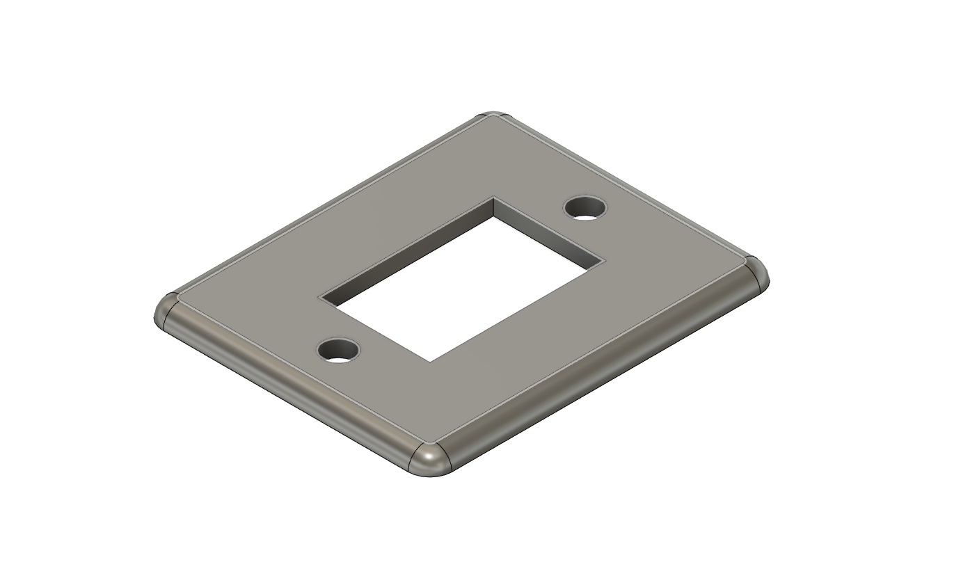 Rocker Switch Plate by McTech3D | Download free STL model | Printables.com