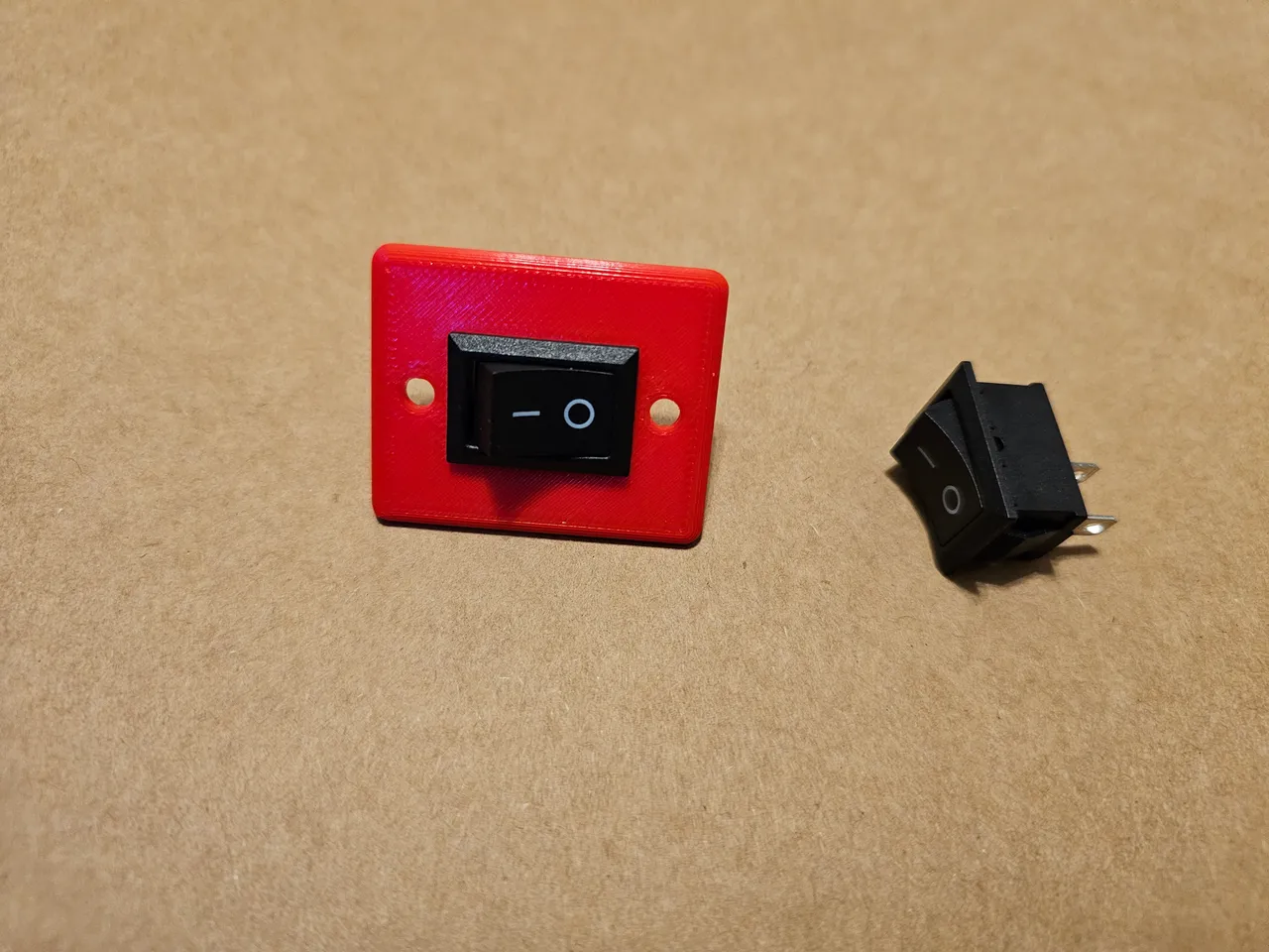 Rocker Switch Plate by McTech3D | Download free STL model | Printables.com