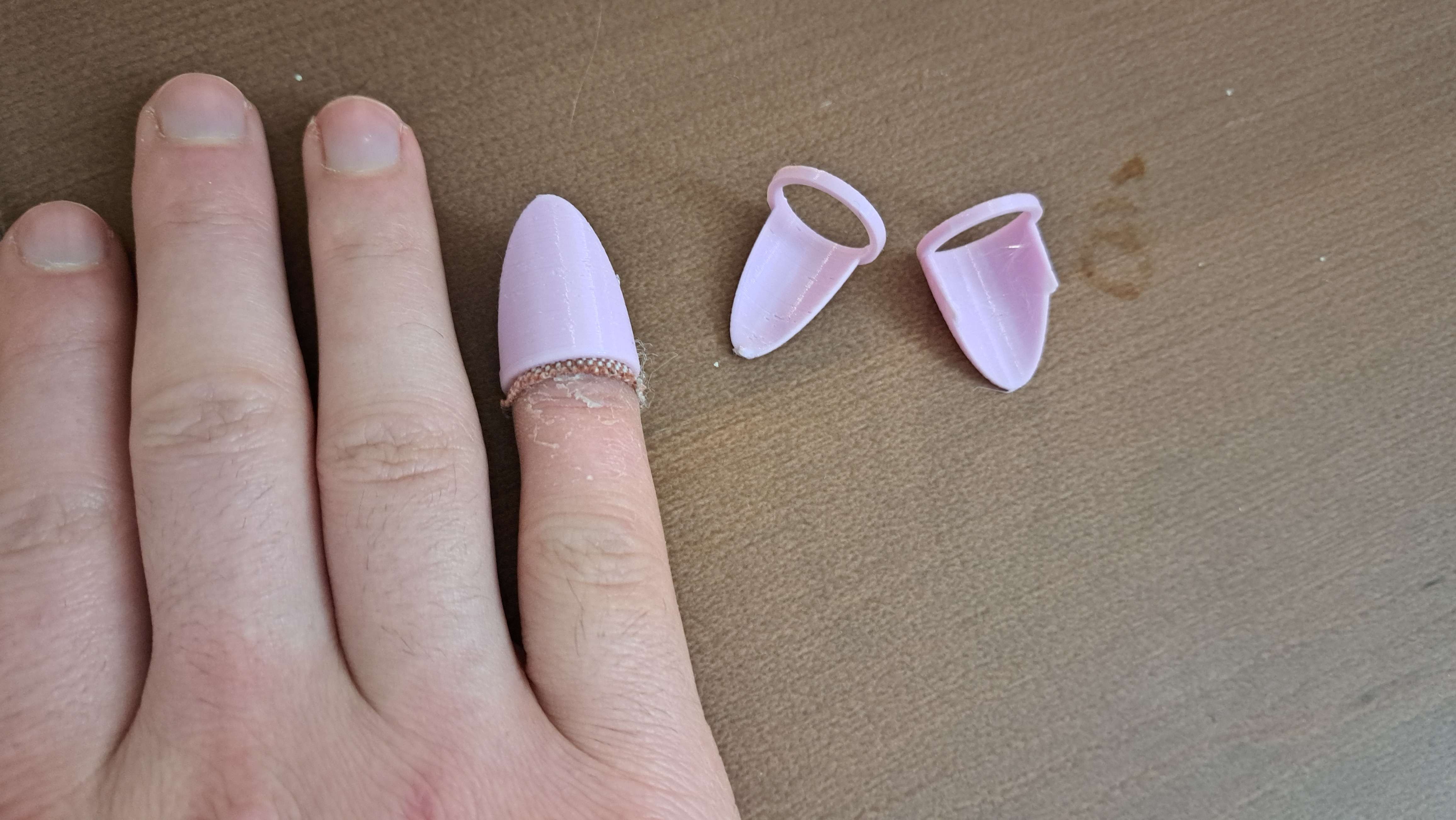 Customizable artificial fingernail by nfd | Download free STL model ...