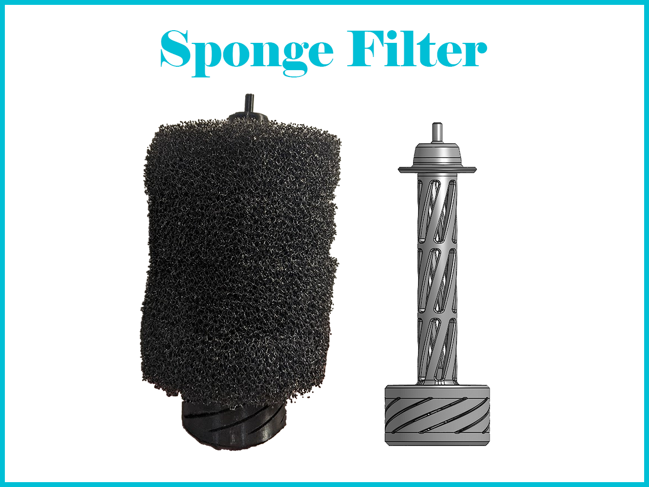 Aquarium Sponge Filter von Chemistinlab | Kostenloses STL-Modell ...