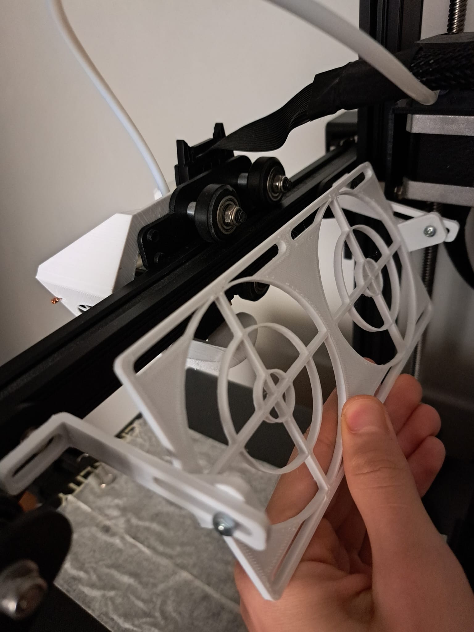 CR6 se rear fan upgrade kit by Akif Bezirkan | Download free STL model ...