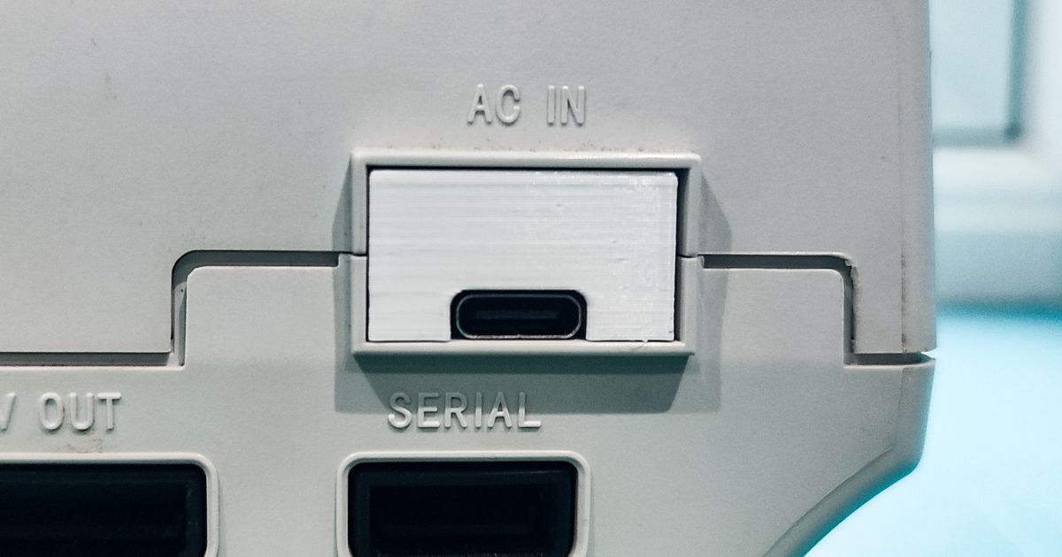 Dreamcast USBC 3D Printed Spacer by robot_retro | Download free STL ...