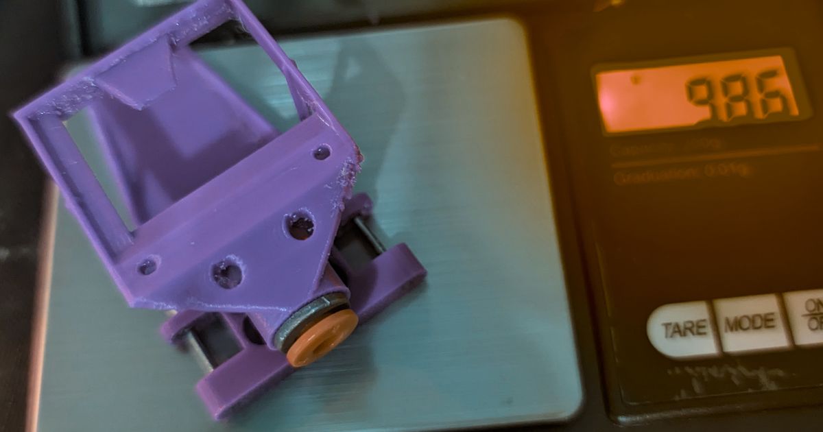 Alien Ultralight X1 toolhead by Ambrosia | Download free STL model ...