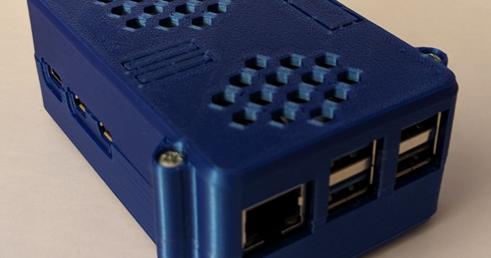 Raspberry Pi 5 + Active Cooler + NVMe SSD case by Geoff_B_UK | Download ...