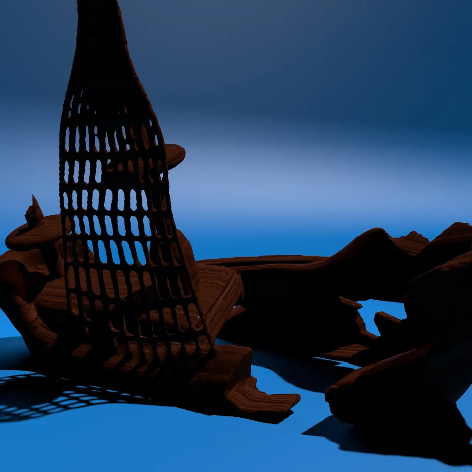 shipwreck and barrels by Dark Heaven | Download free STL model ...