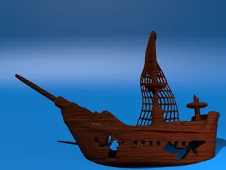 shipwreck and barrels by Dark Heaven | Download free STL model ...