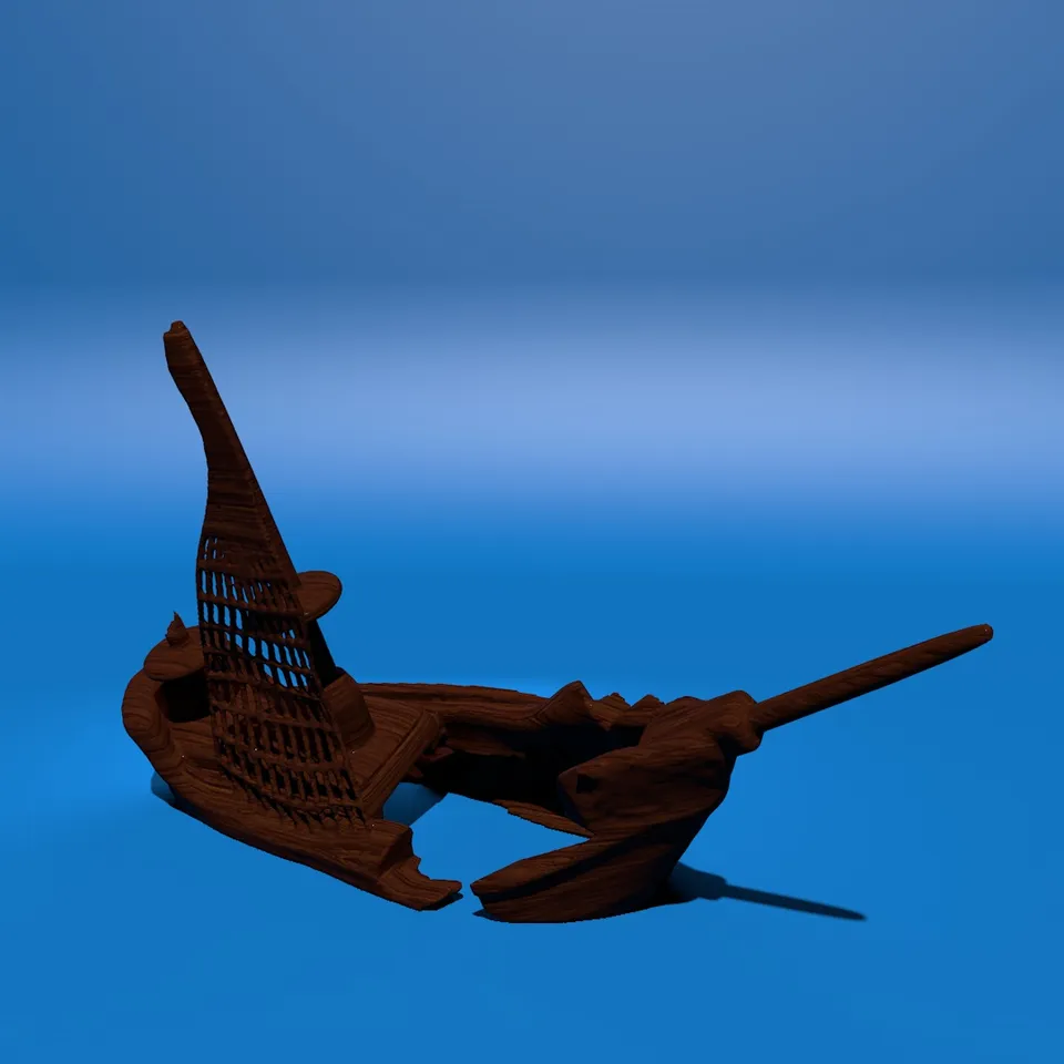 shipwreck and barrels by Dark Heaven | Download free STL model ...