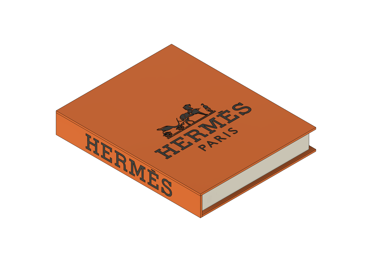 BOOK SIMILAR HERMES DECOR by Leonardo Fusta | Download free STL model ...
