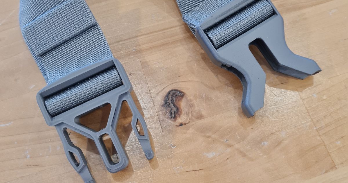 Clip Buckles for 1.5 inch webbing / DLX Twinpeak Waist Belt by Mids ...