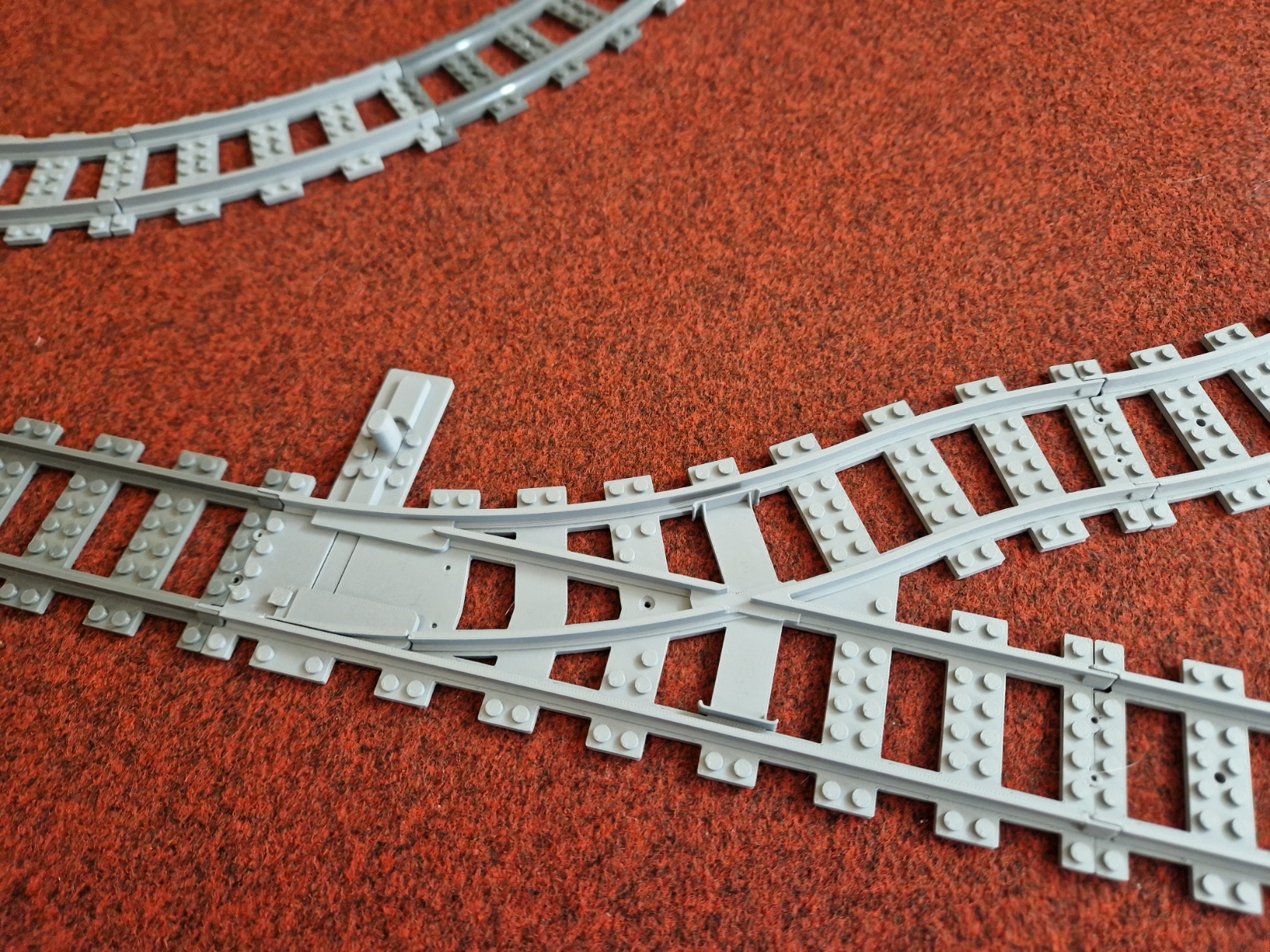 LEGO Train Track Switch left and right by 3DMegoldasok | Download free ...