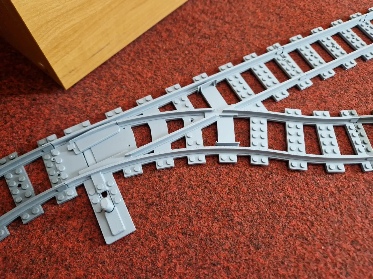 LEGO Train Track Switch left and right by 3DMegoldasok | Download free ...