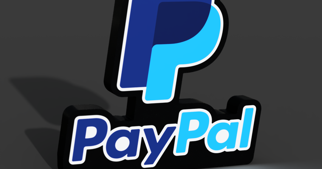 PayPal Lightbox LED Lamp by braga3dprint | Printables Store