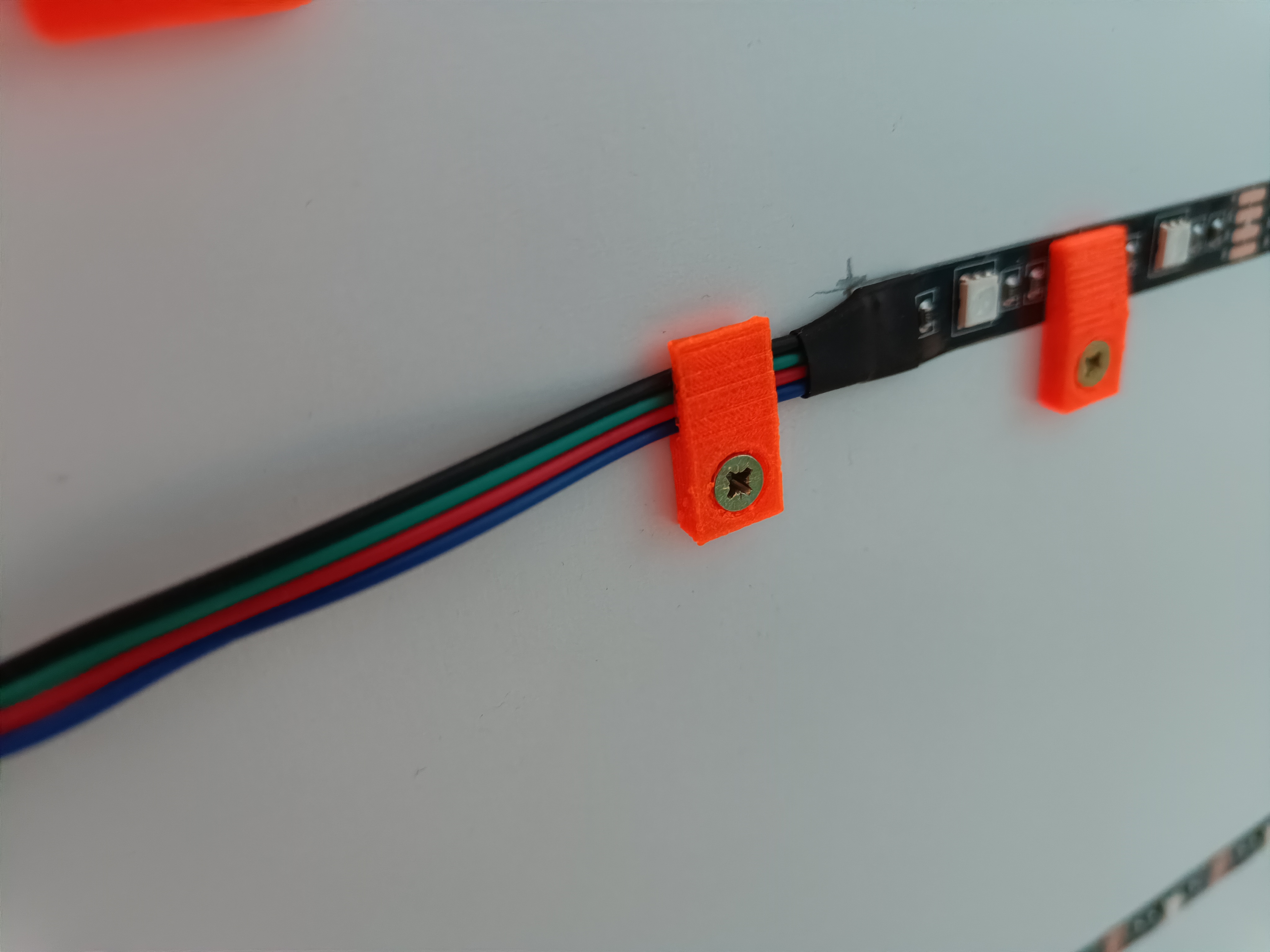 Led strip wire holder by ArnaudTD | Download free STL model ...
