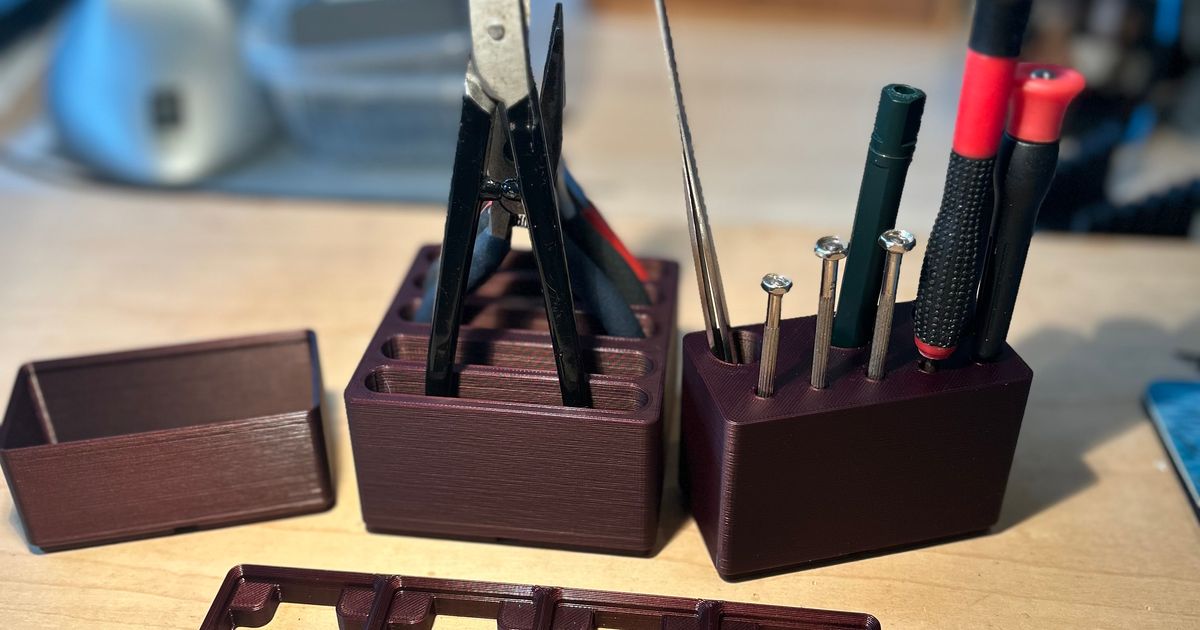 Gridfinity Toolbox Werkzeugboxen by Volker_P | Download free STL model ...