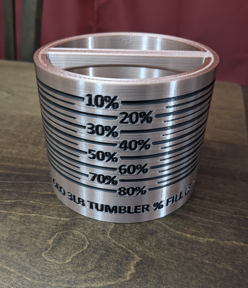Rock Tumbler Fill Level Gauge by Travis | Download free STL model ...