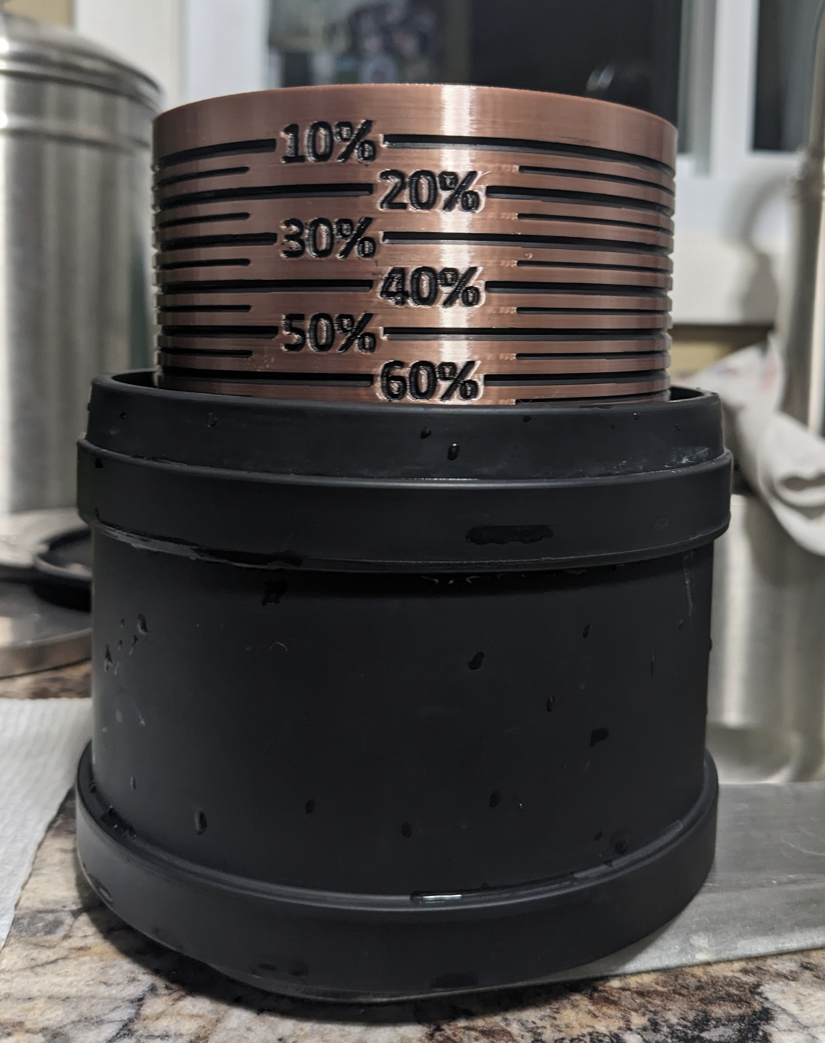 Rock Tumbler Fill Level Gauge by Travis | Download free STL model ...