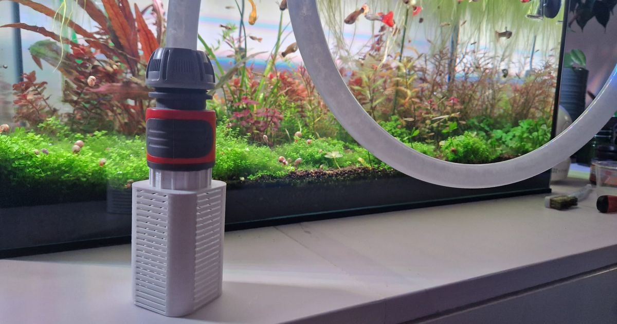 Snap-on water diffuser by MandarkHaHa | Download free STL model ...