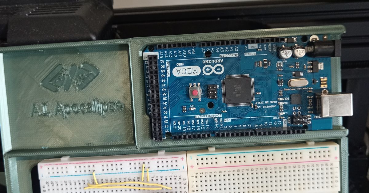 Arduino Mega Tray (Inventr.io AI Apocalypse) by Stephanie Duvergé | Download free STL model ...