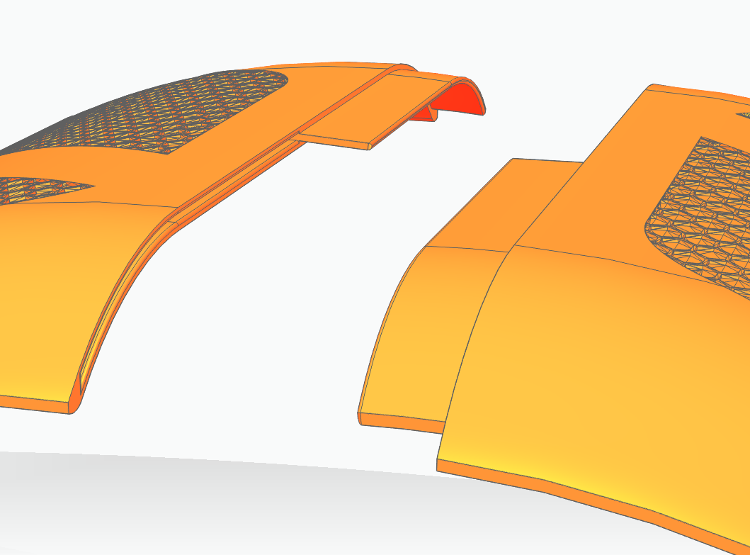 HYPERFORMA_Floatwheel ADV-ADVPro Split Slim Top Fender (5°-12mm preload ...