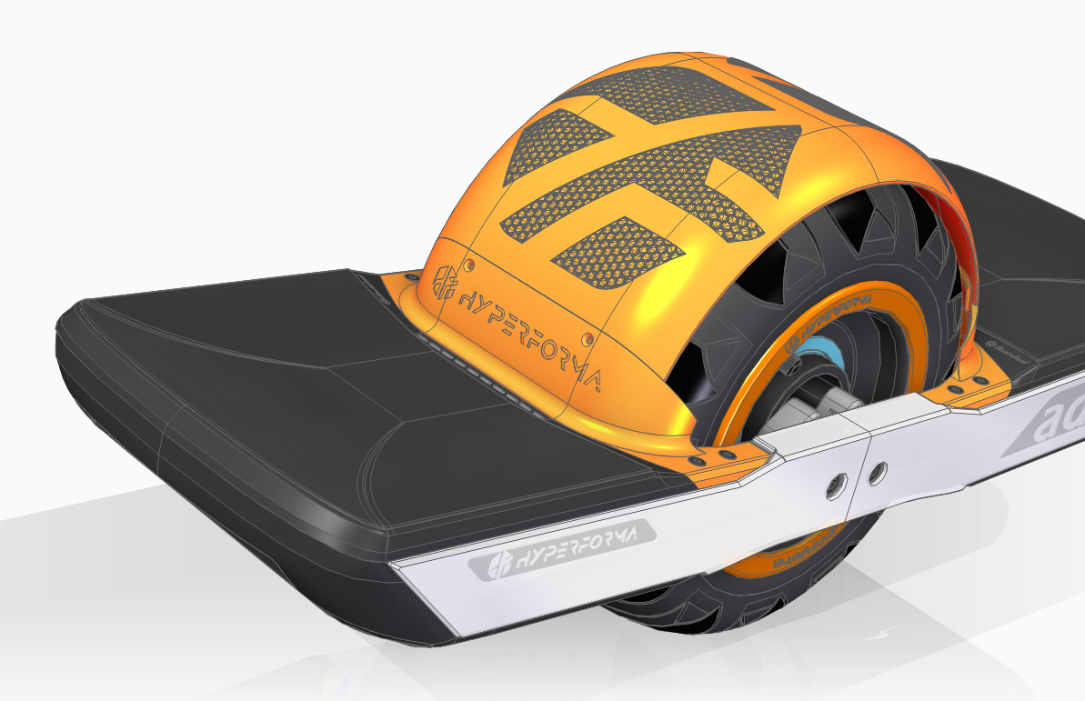 HYPERFORMA_Floatwheel ADV-ADVPro Split Slim Top Fender (5°-12mm preload ...