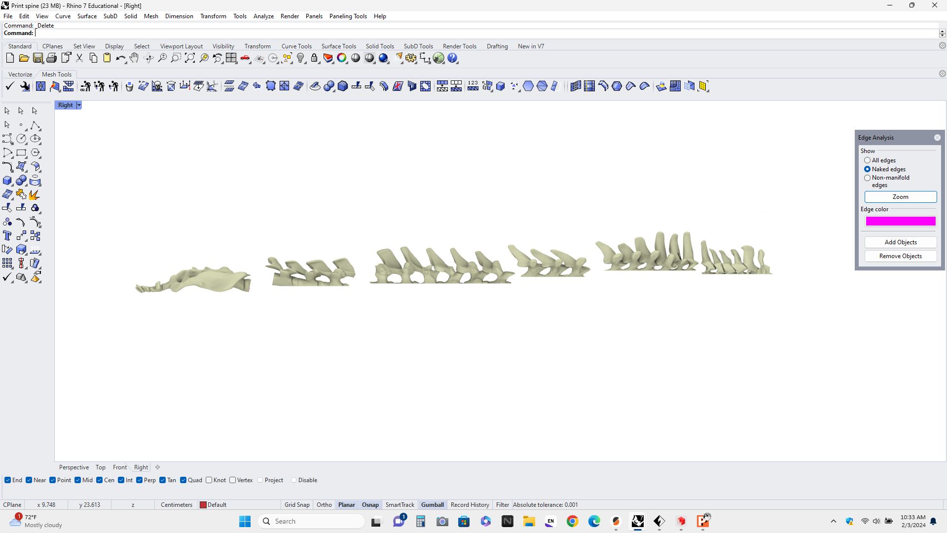Easy print Spine by carlascreashuns | Download free STL model ...