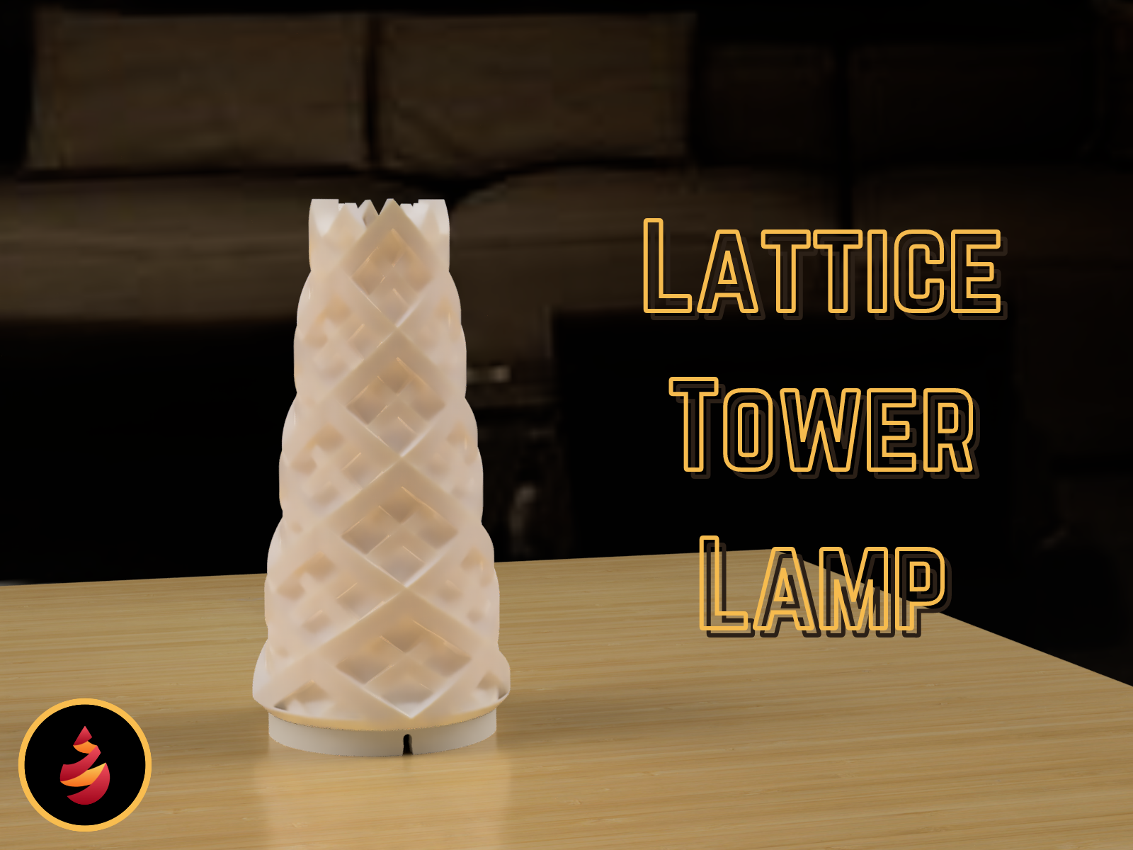 Lattice Tower Lamp by JamesThePrinter | Download free STL model ...