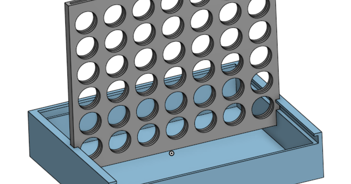 4 v řadě (4 in row) by VercaK | Download free STL model | Printables.com