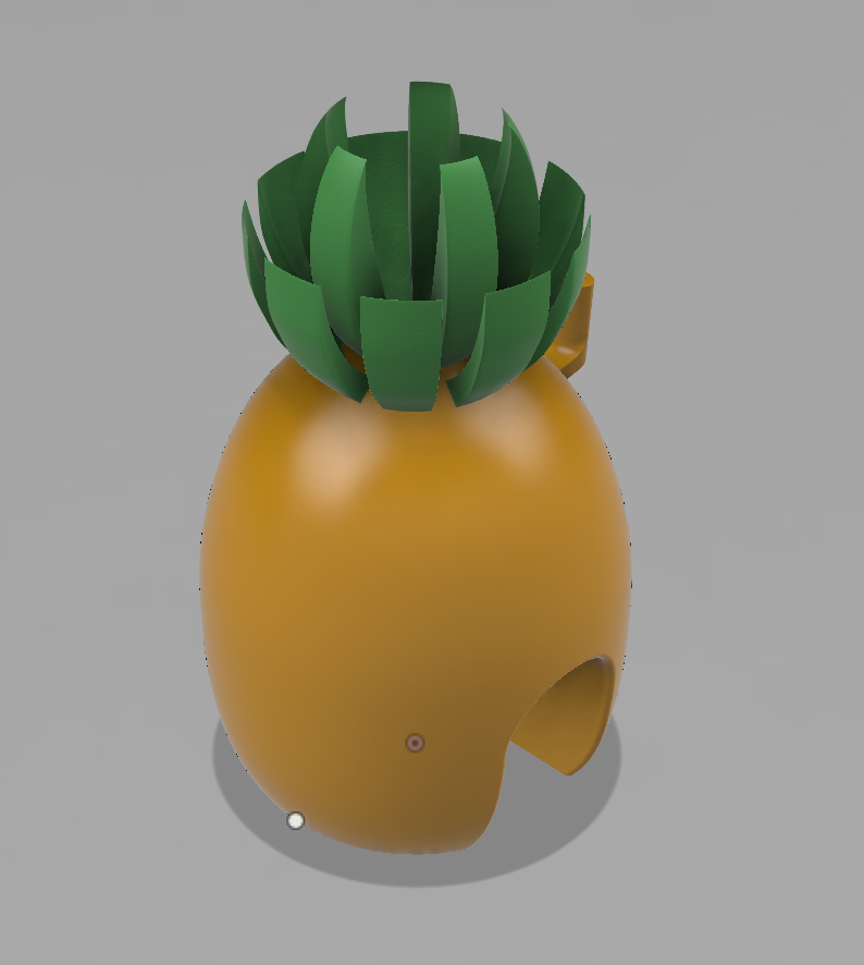 Pineapple Fish Tank Decoration by Cole Tyler | Download free STL model ...