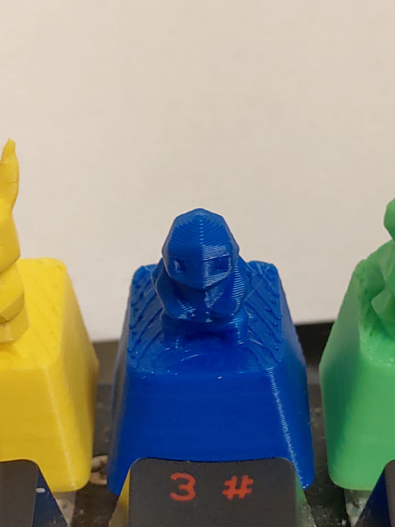 Low Poly Squirtle Key Caps by pika28samson | Download free STL model ...