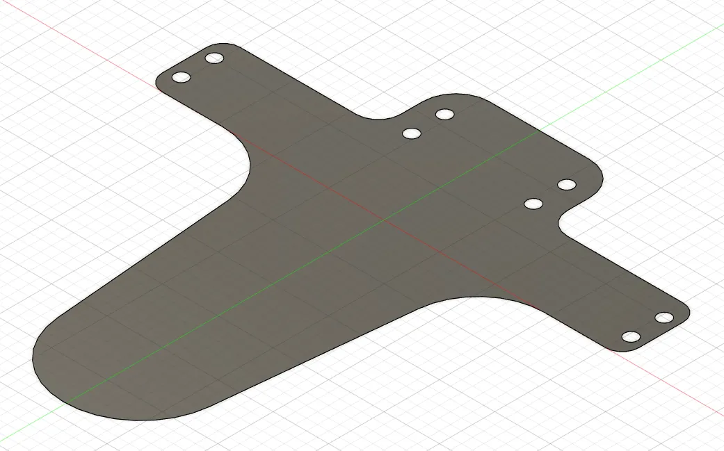 Front Mountain Bike Mudguard by Damian | Download free STL model ...