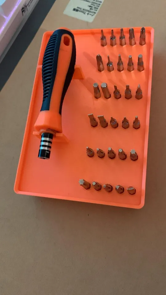 Gridfinity Miniso Screwdriver Holder by Kartikey Anand | Download free ...