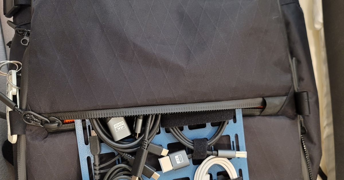 Backpack Cable Management Panel by M1150 | Download free STL model ...