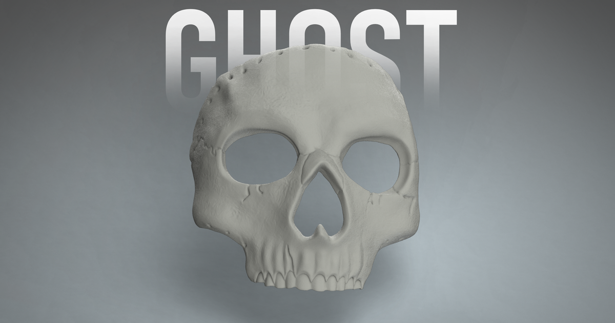 Ghost Mask by Polymera | Download free STL model | Printables.com