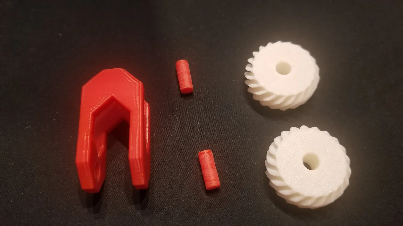 Helical Gear spinner by Gary | Download free STL model | Printables.com