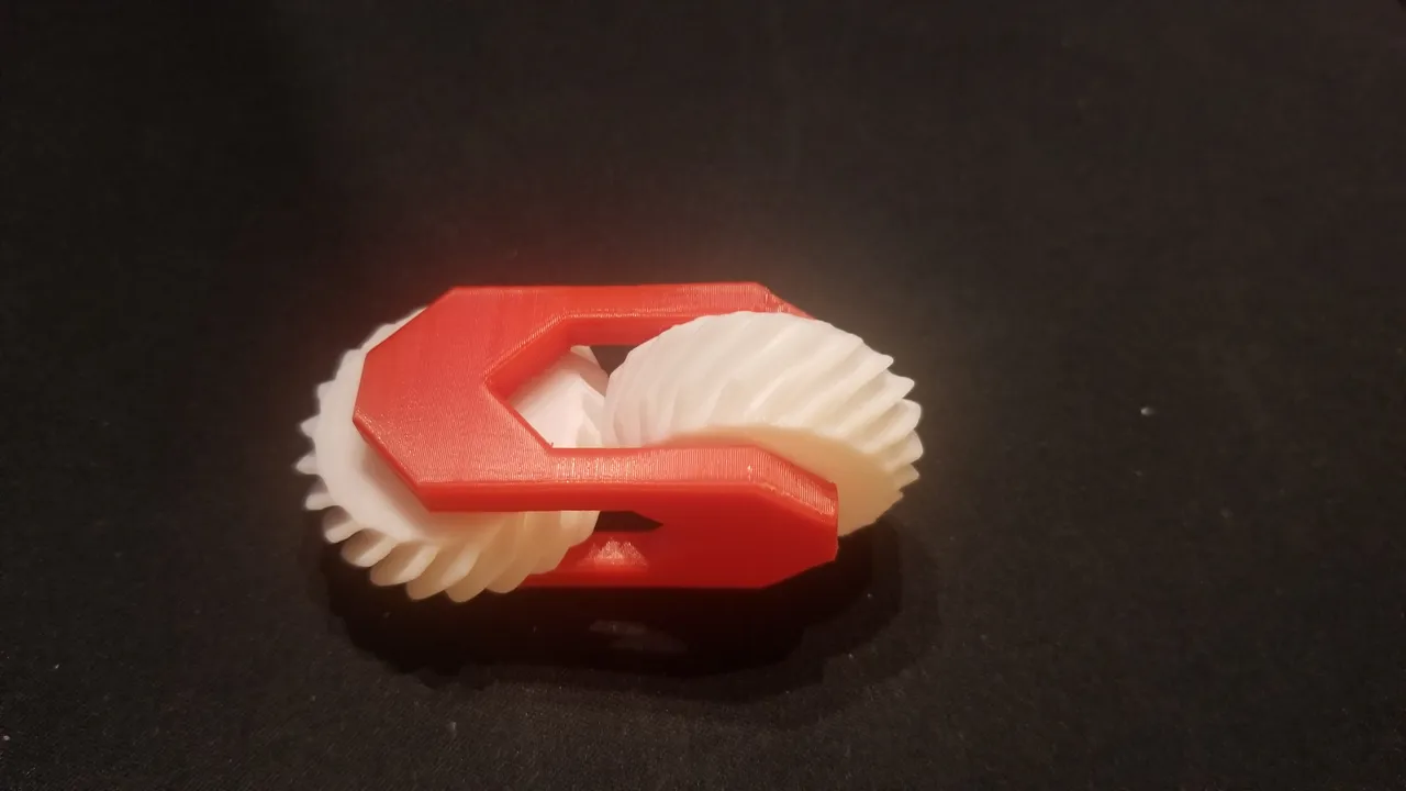 Helical Gear spinner by Gary | Download free STL model | Printables.com