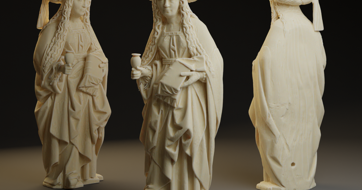 Saint Mary Magdaline by Peter Farell | Download free STL model ...