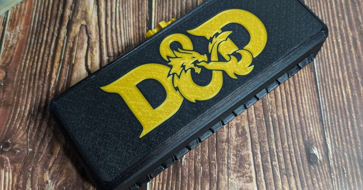 Print in Place D&D Dice Box by Jacob Warner | Download free STL model ...