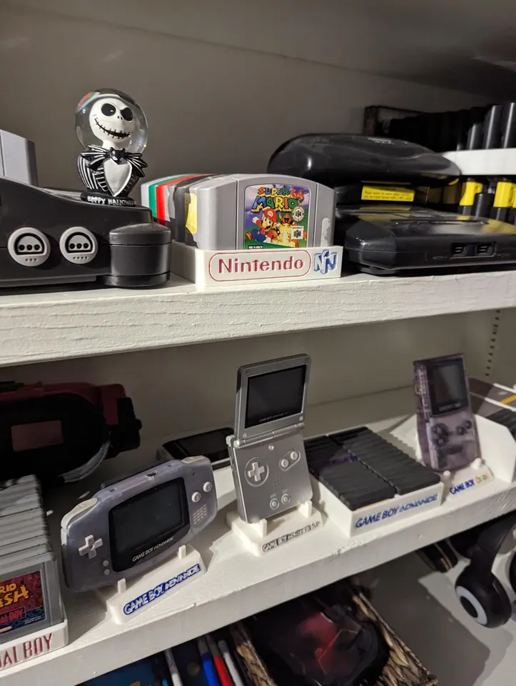 GameBoy Advance: Game Display Box by Miketru | Download free STL model ...