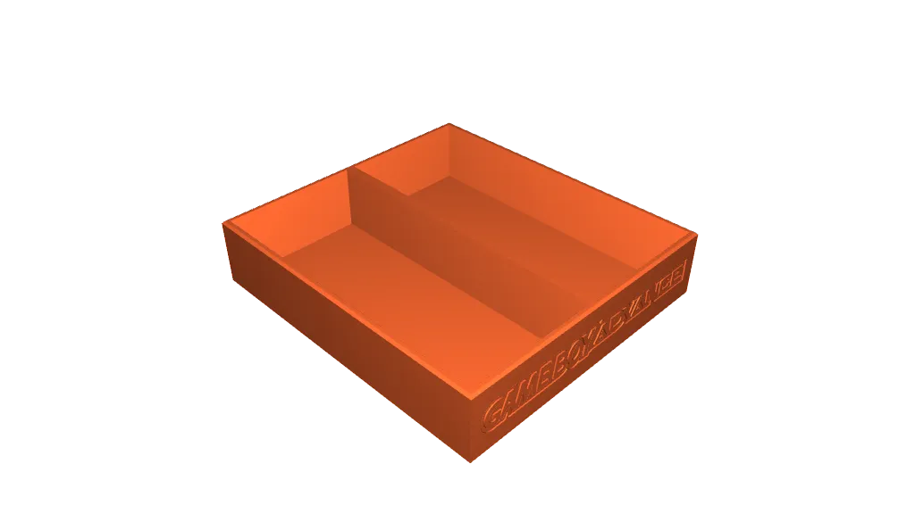 GameBoy Advance: Game Display Box by Miketru | Download free STL model ...