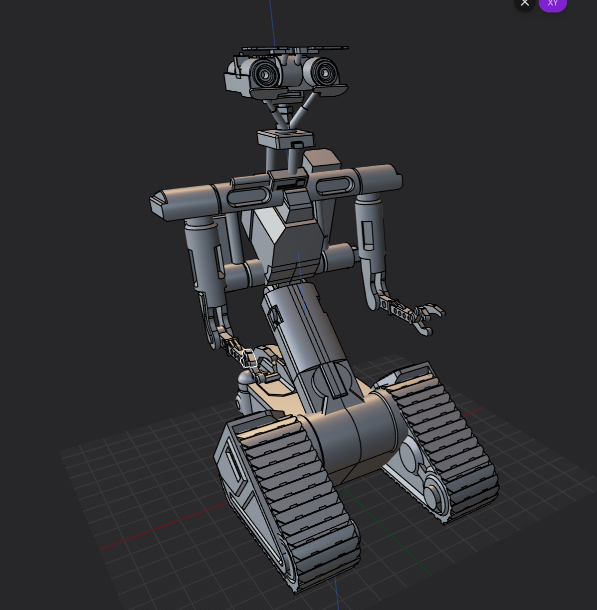 Johnny 5 Comes Alive: A 3D Print-Friendly Model by secretsather ...