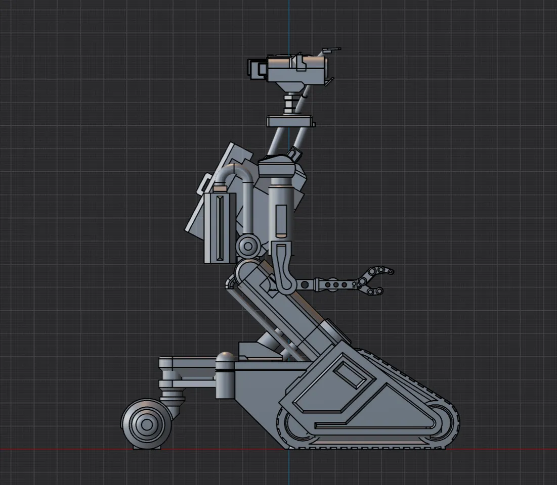 Johnny 5 Comes Alive: A 3D Print-Friendly Model by secretsather ...