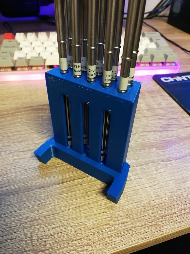 T12 Soldering Tip Holder (10 or 12) by Gerber | Download free STL model | Printables.com